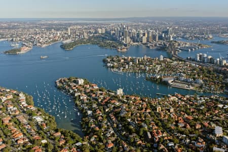 Aerial Photography Neutral Bay Looking South-West - Airview Online