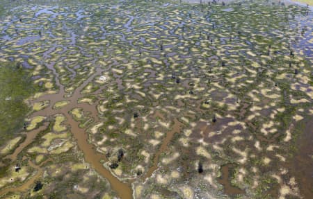 Aerial Photography Macquarie Marshes In Flood - Airview Online