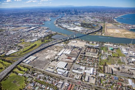 Aerial Photography Westgate Bridge - Airview Online