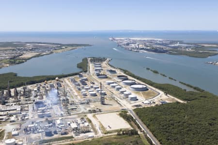 Aerial Photography Oil Refinery Pinkenba - Airview Online