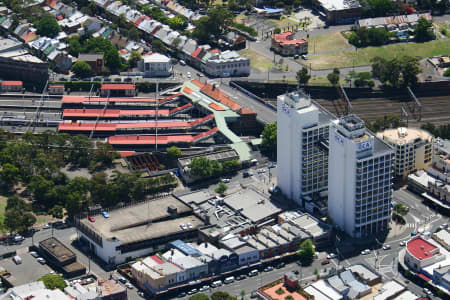 Aerial Photography Redfern Railway Station, Sydney - Airview Online