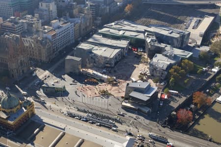 Aerial Photography Federation Square - Airview Online