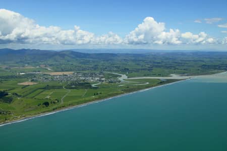 Aerial Photography Coastline of Opotiki - Airview Online