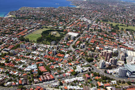 Aerial Photography Bondi Junction south east to Waverly - Airview Online